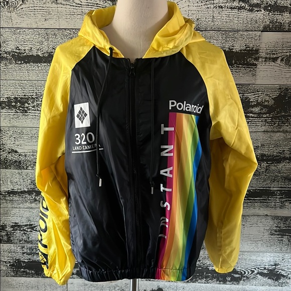 Polaroid | Jackets & Coats | Polaroid Jacket Yellow And Black | Poshmark